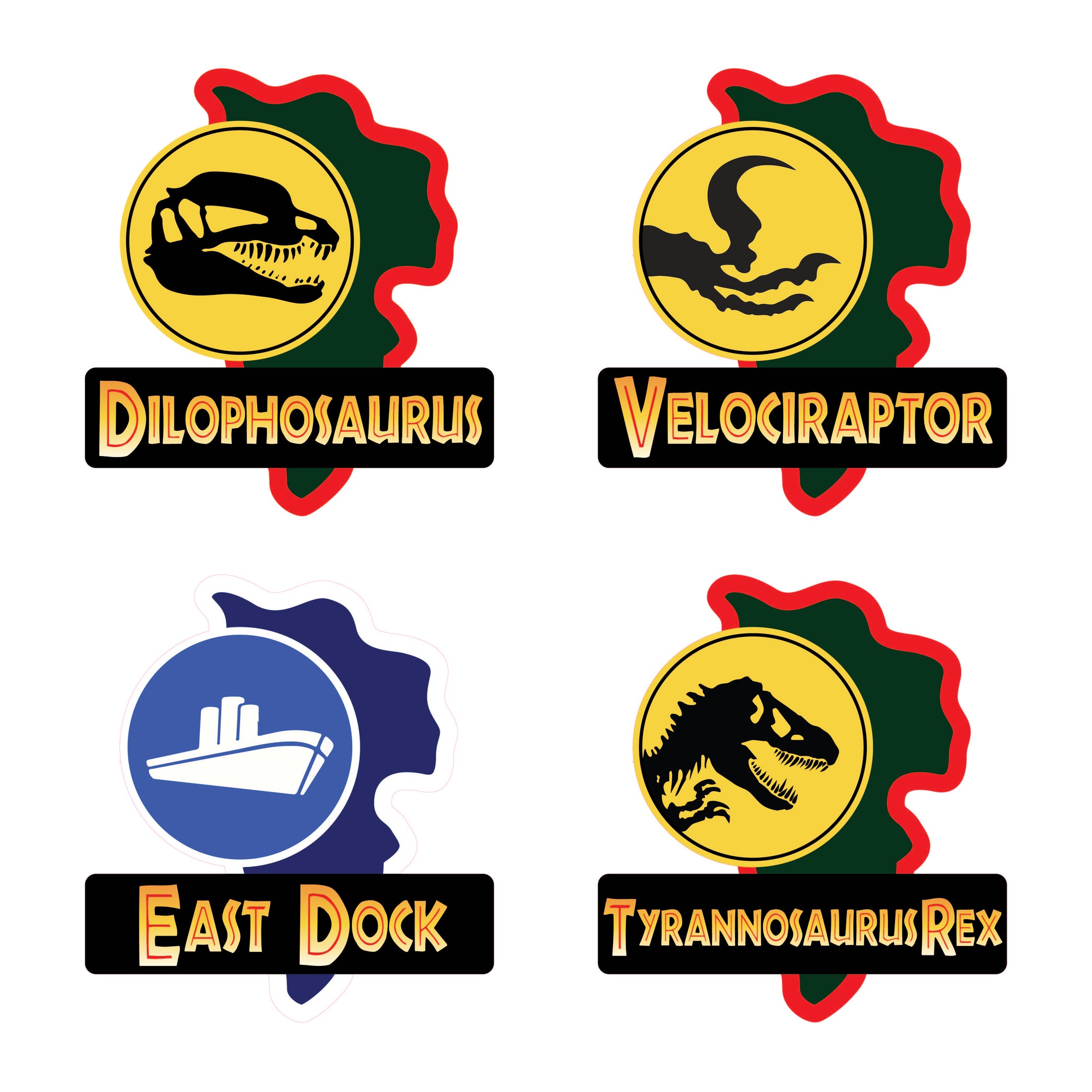 Jurassic Park Logo Metal Sign | The Jurassic Store
